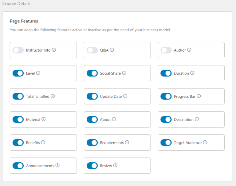 How to Hide, Remove or Disable Reviews or Star Rating in Tutor LMS - User Elements