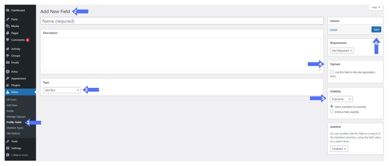How to Add Custom Profile Fields to BuddyPress User Profile - User Elements How to Add Custom Profile Fields to BuddyPress User Profile - User Elements