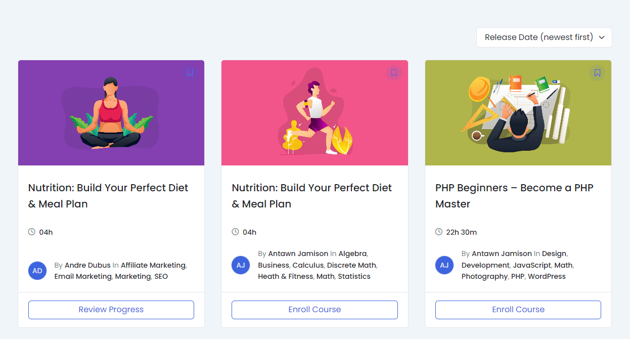The Complete List of Tutor LMS Shortcodes and How to Use Them - User Elements